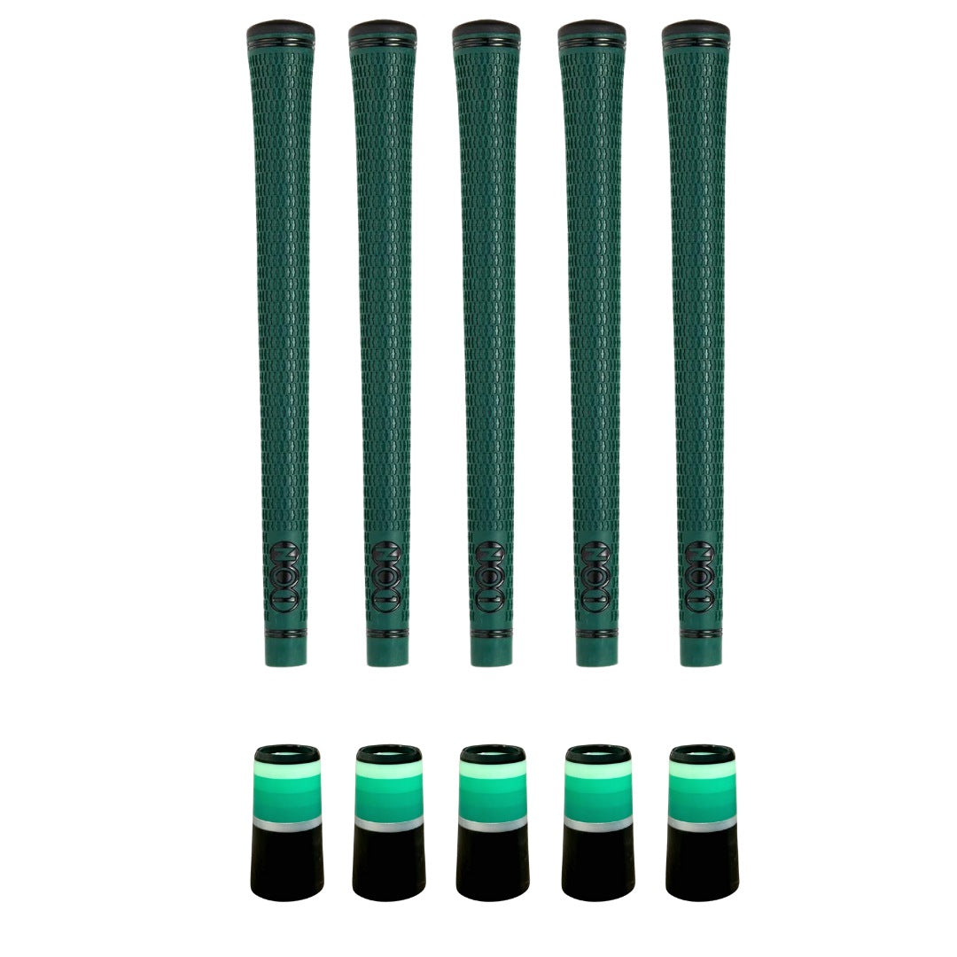 NO1 50 Pro Forest Green Grip and Matching Green Monochrome Ferrule Kit